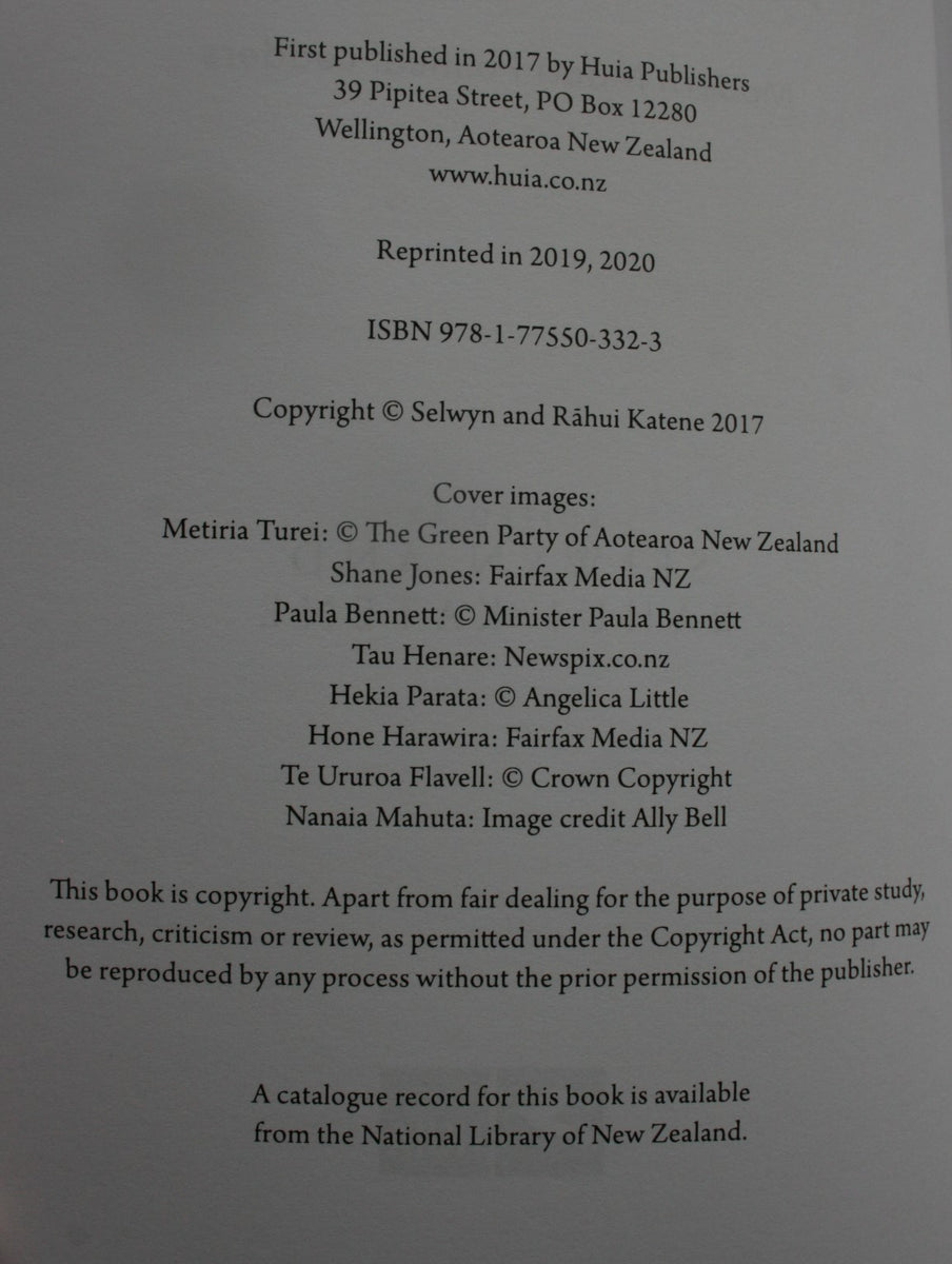 Point of Order, Mr Speaker?: Modern Maori Political Leaders by Selwyn ...