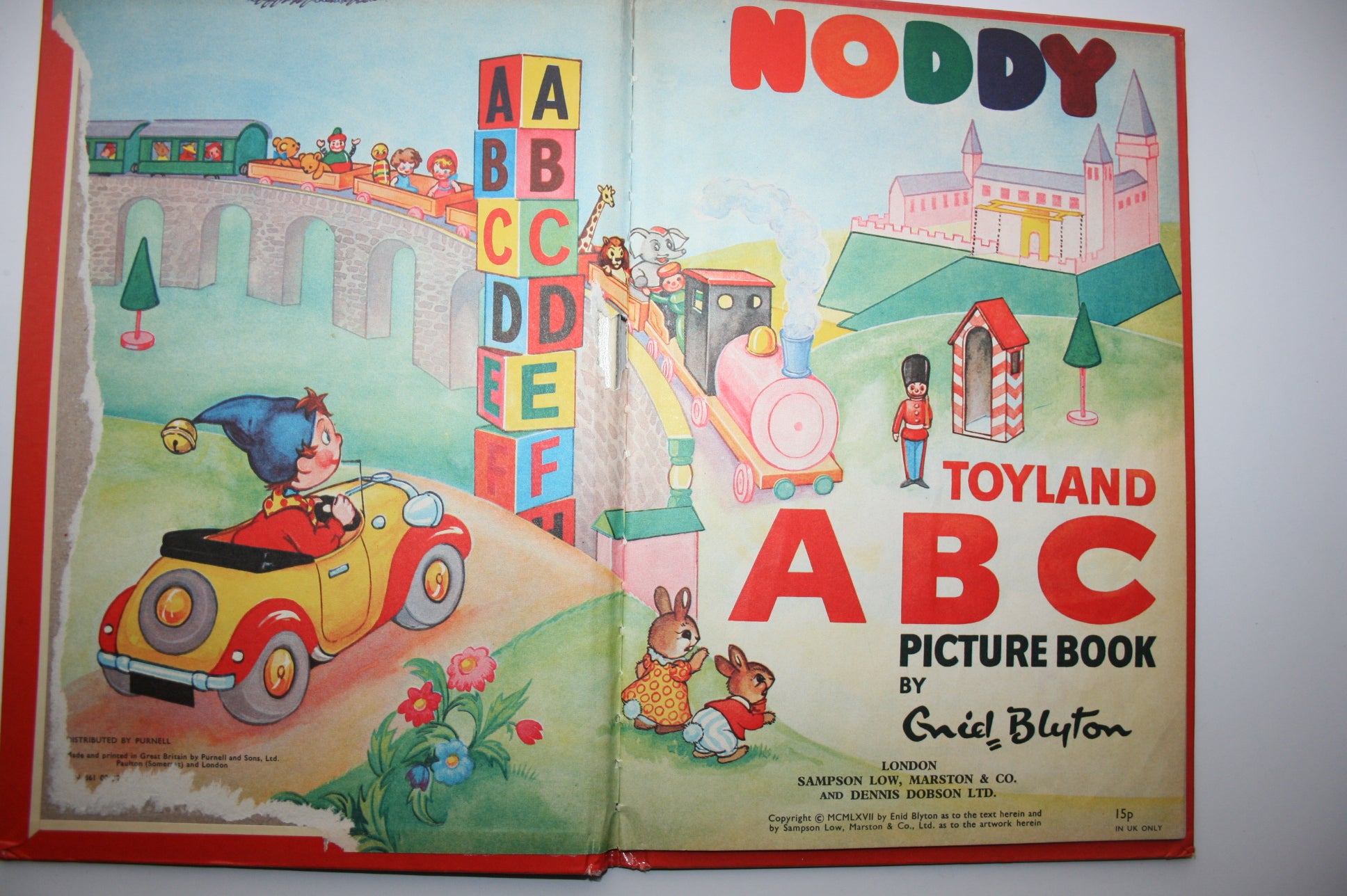 Three Vintage Noddy Picture Books. Noddy and His Passengers, Noddy ABC ...