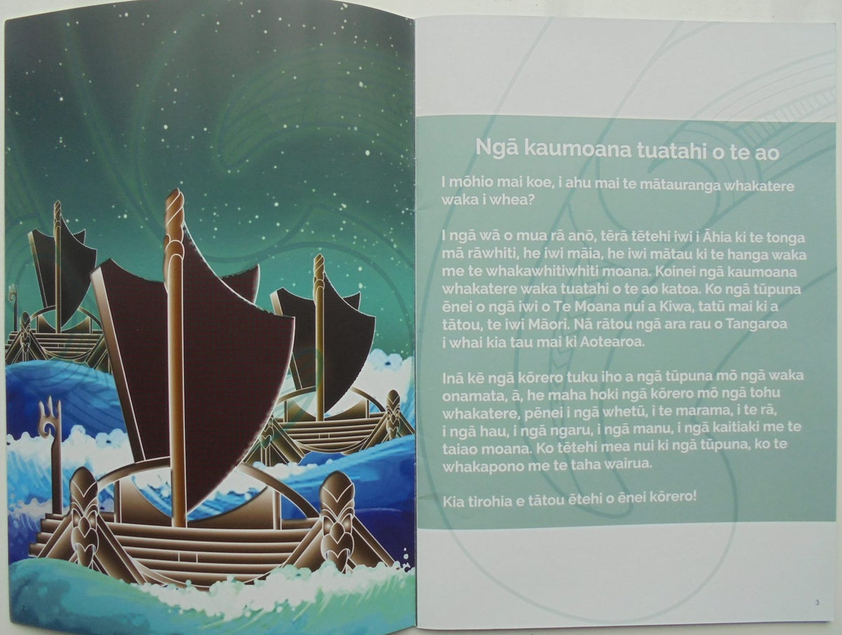 He Whetu Ki Rangi. He Waka Kite Moana. A Star In The Sky. An Ocean Vie ...