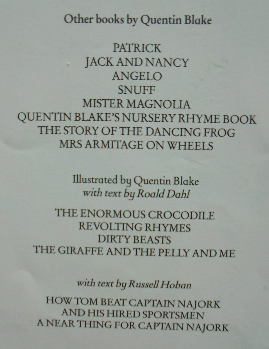 Quentin Blake's ABC By Quentin Blake. – Phoenix Books NZ