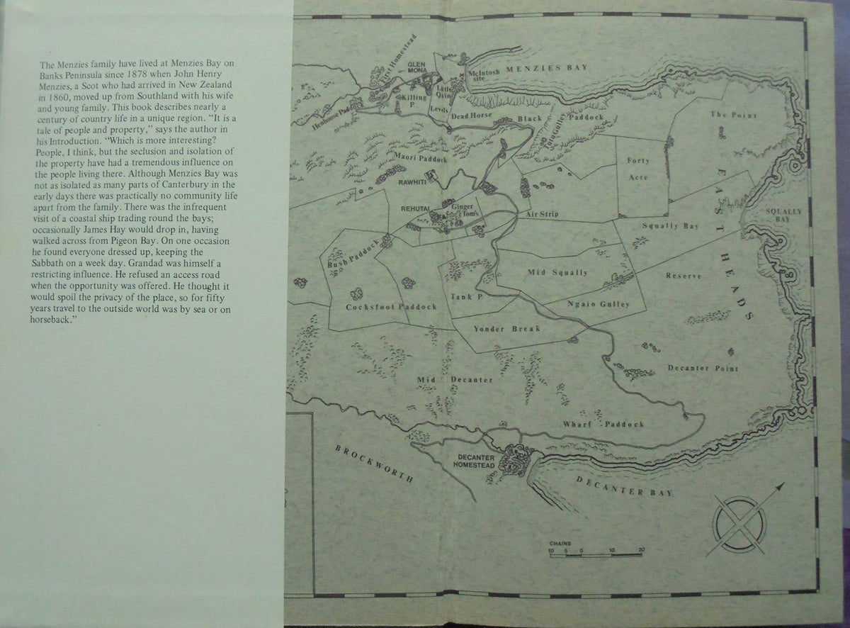 The Story Of Menzies Bay. Banks Peninsula SIGNED. by Ian H. Menzies ...